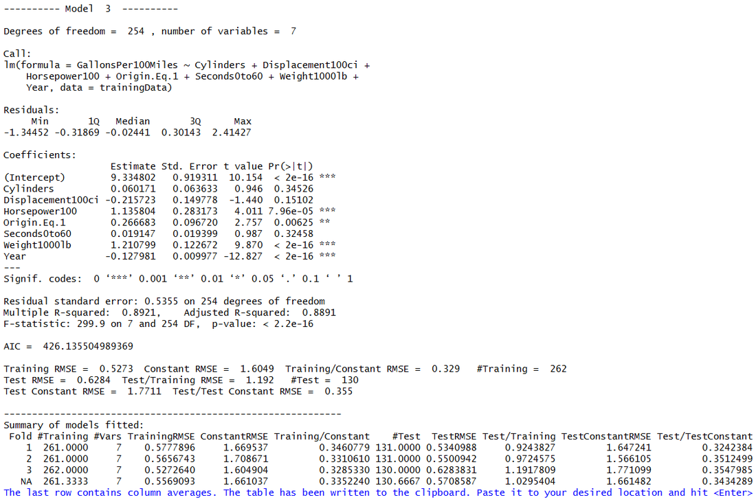 Using Excel To Create R Code For Linear Regression Regressit
